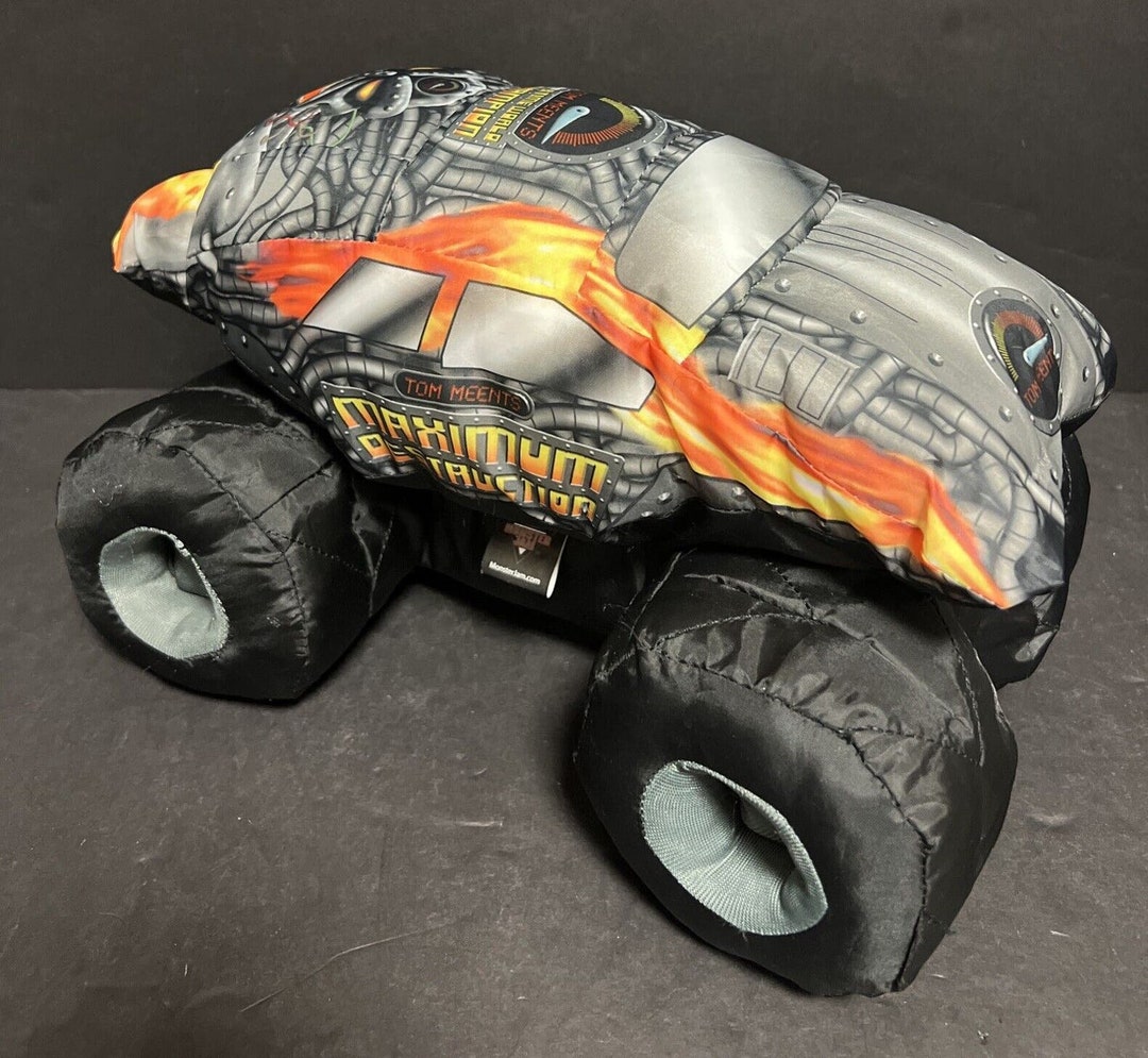 Monster Jam 14 Stuffed Plush Monster Truck Toy Maximum Destruction Tom ...