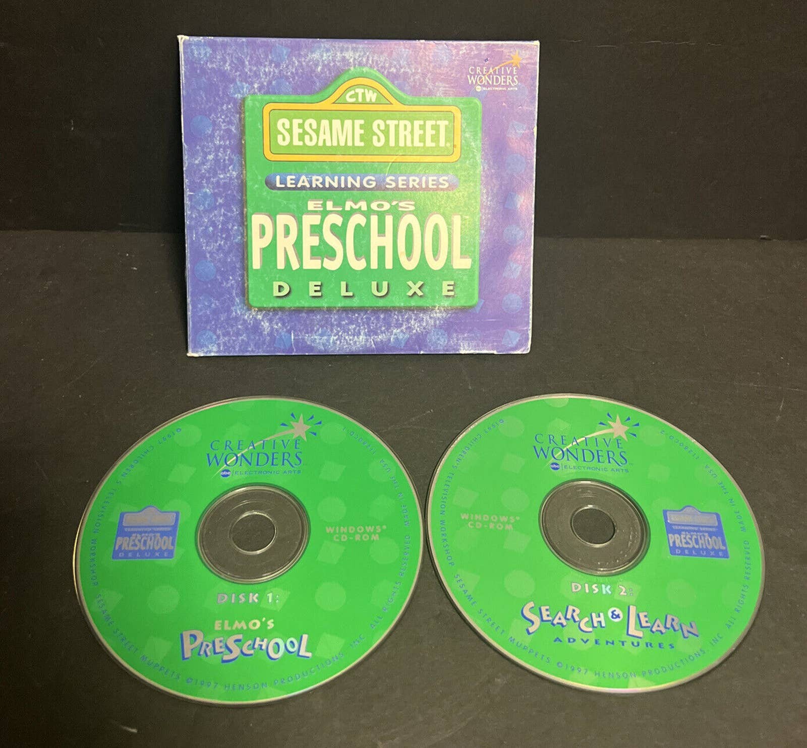 Sesame Street Learning Series Elmos Preschool Deluxe 2-disc - Etsy