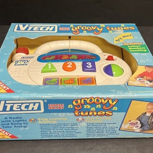 Preowned Vtech Little Smart Groovy Tunes Radio Lights Music Numbers ...