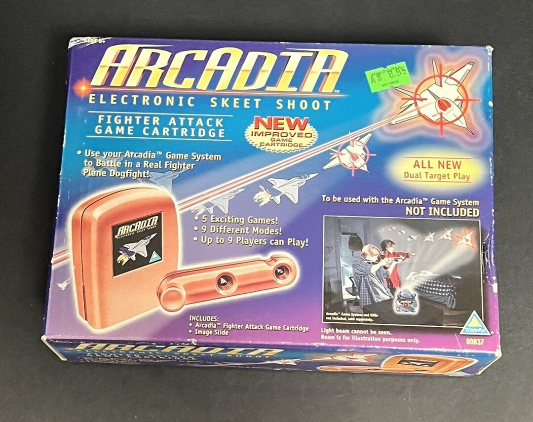 Arcadia Electronic Skeet Shoot Fighter Attack Game Cartridge Image ...