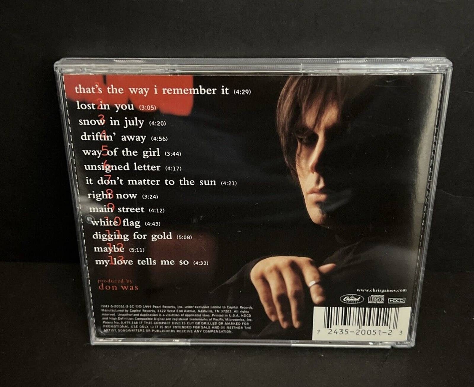 Chris Gaines Greatest Hits Life of Chris Gaines Garth Brooks CD Holo ...