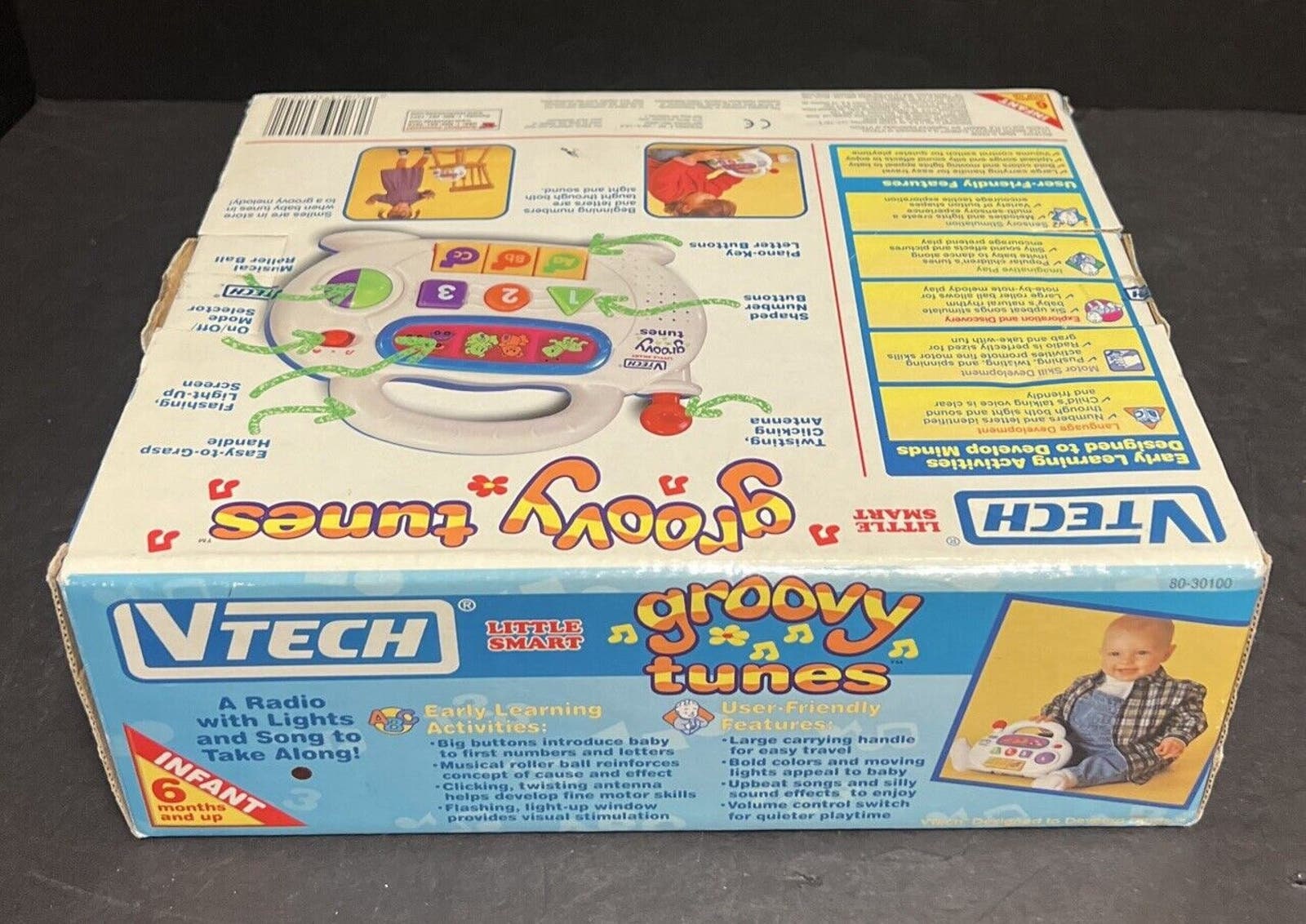 Preowned Vtech Little Smart Groovy Tunes Radio Lights Music Numbers ...