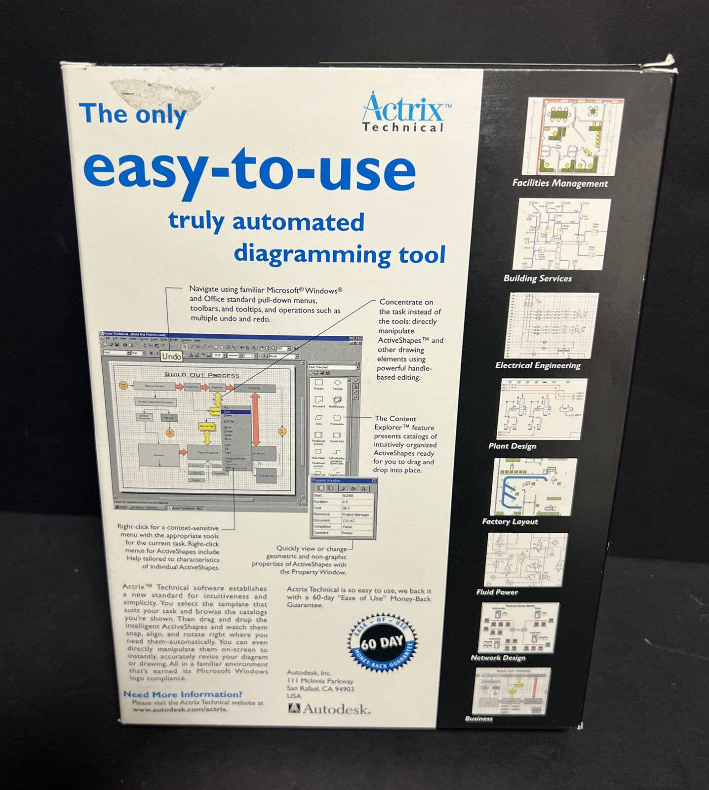 Autodesk Actrix Technical 1998 Autocad Advantage Diagrams - Etsy