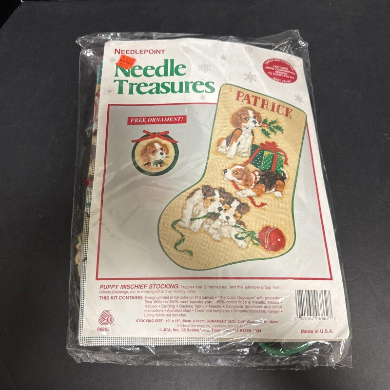 Needlepoint Stocking Kit - Etsy