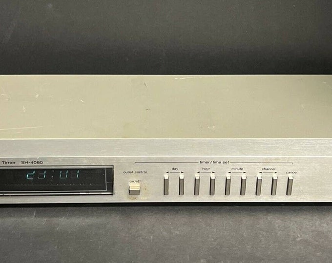 Technics SH-4060 Audio Programmable Timer Japan Tested Manual Weekly ...