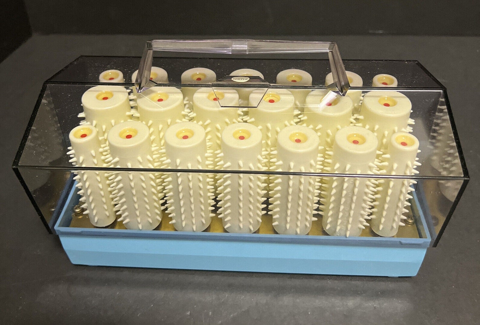 Clairol Kindness 20 Hair Setter Hot Rollers Curlers Model 761 Cable Box ...