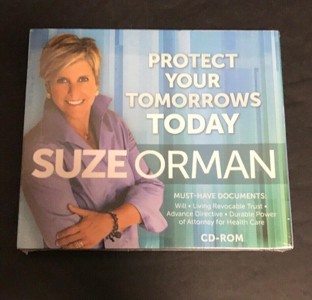 Suze Orman Protect Your Tomorrows Today CD-ROM Must-have Documents ...