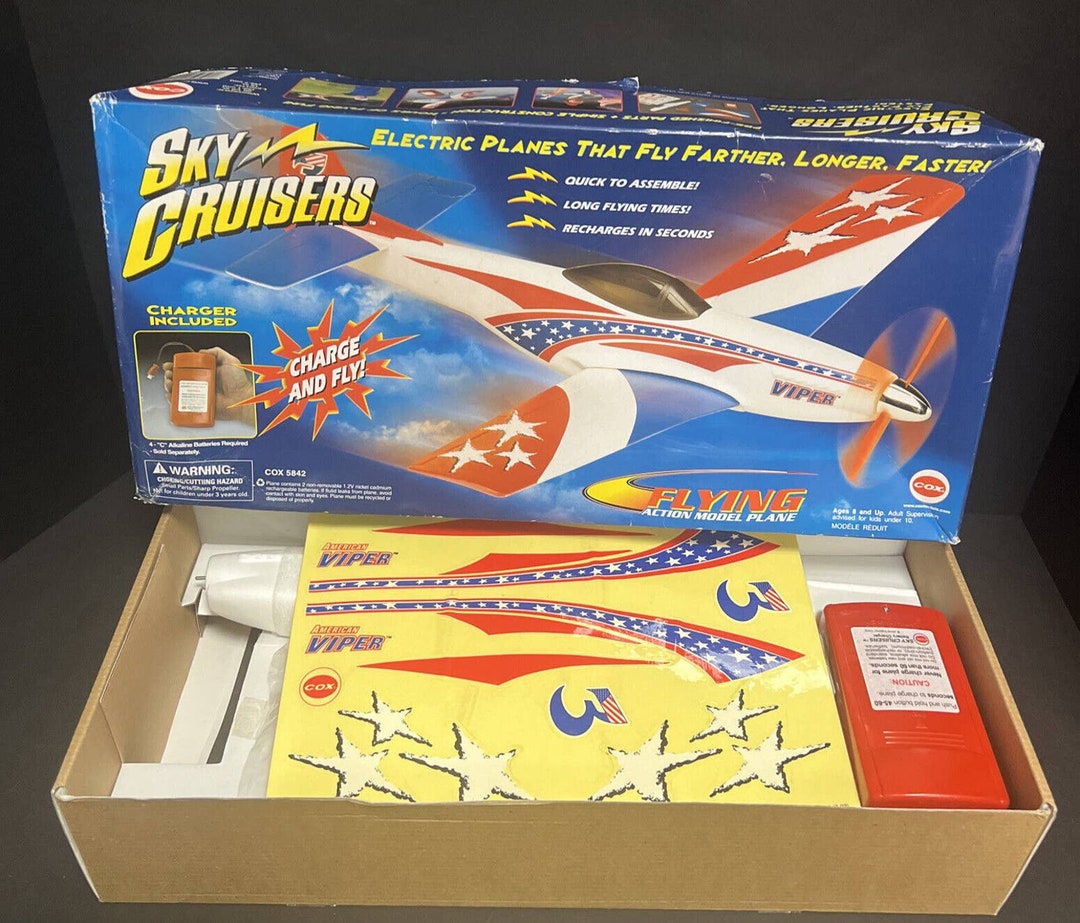 Cox Sky Cruisers Flying Action Model Electric Plane Viper 5842 - Etsy