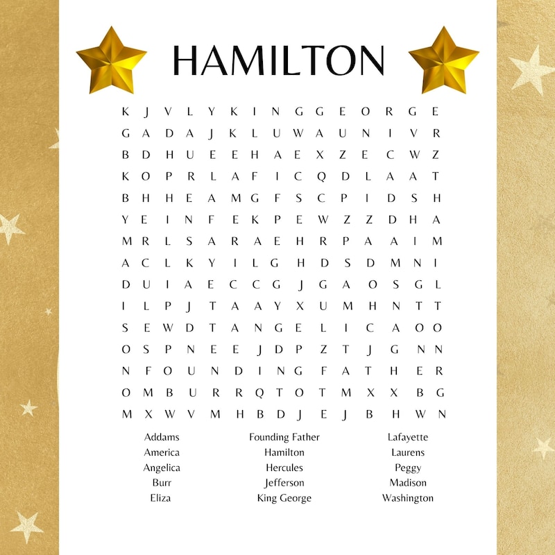 Hamilton Party - Etsy