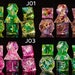 Algae Dice Handmade Sharp Edge Resin Dice Dnd Dice Set RPG - Etsy