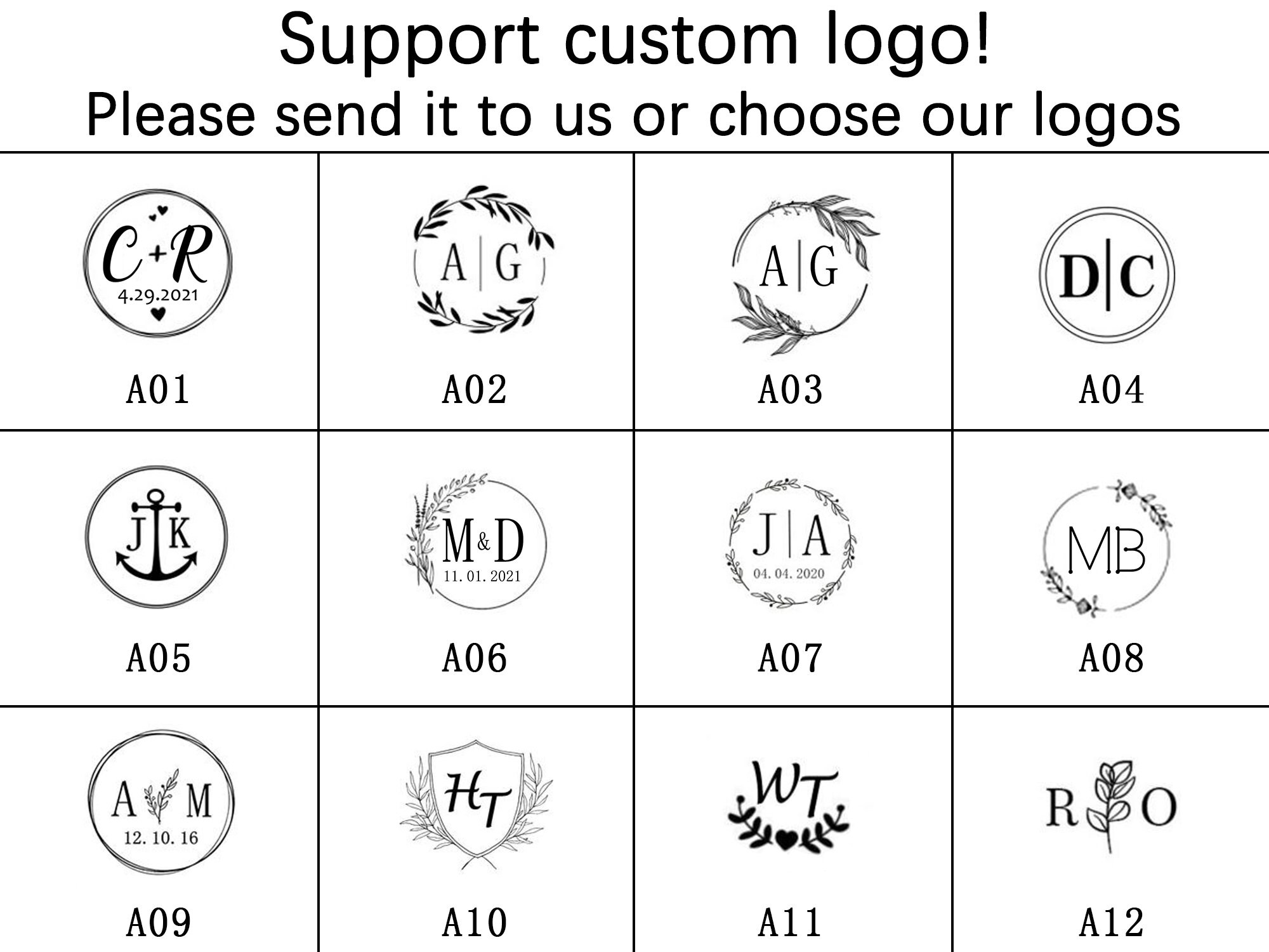 Make Your Custom Logo Custom Wax Seal Stamp Personalized | Etsy