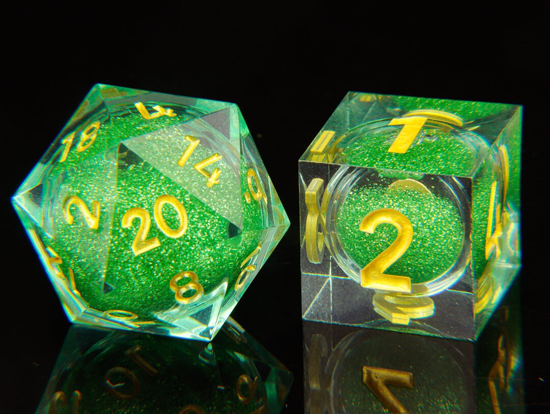D&D Dice Liquid Core Dice Set, Dnd Dice Set, Liquid Dice, Dungeons and ...
