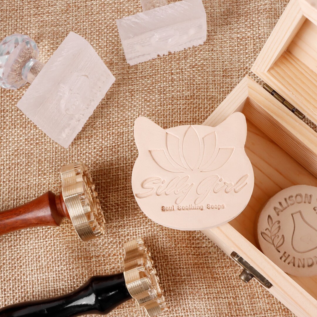 Pottery Stamp Custom, Acrylic Stamp for Clay, Ceramics Stamp, Brass ...