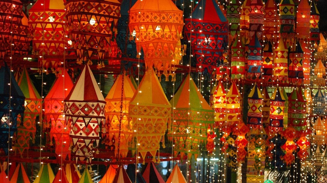 Buy Lamp Lampshades Indian Wedding Decorative Lanterns Lighting ...