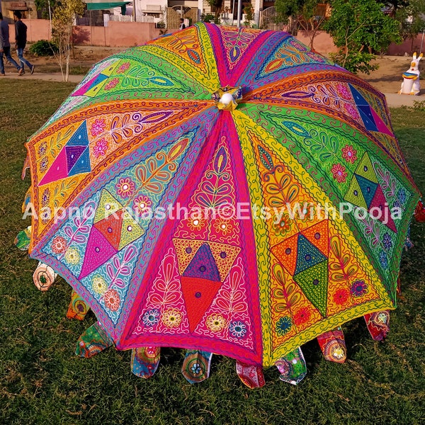 Bohemian Patio Umbrella - Etsy