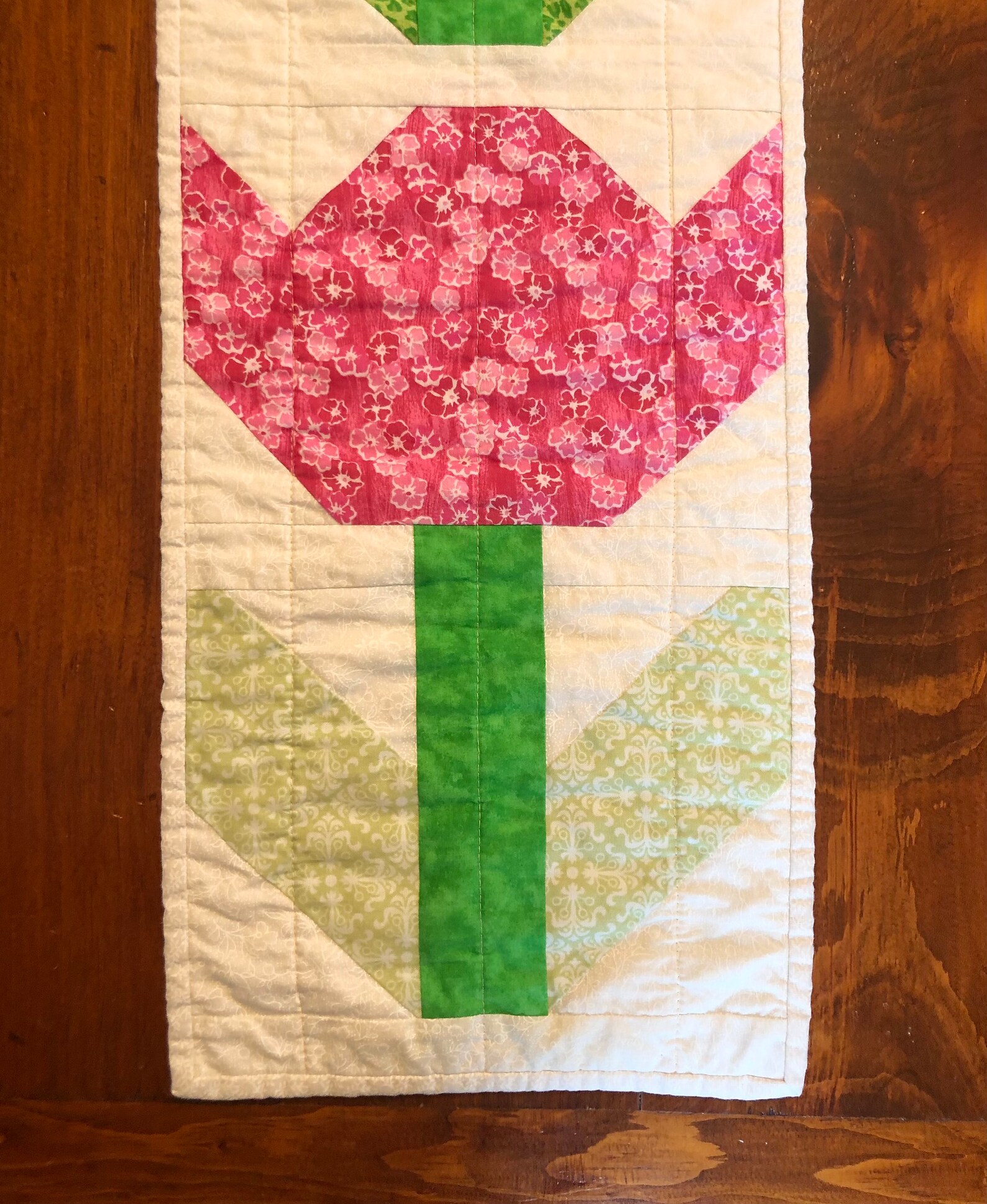 Spring Tulip Table Runner Spring Table Linen Floral Linen - Etsy