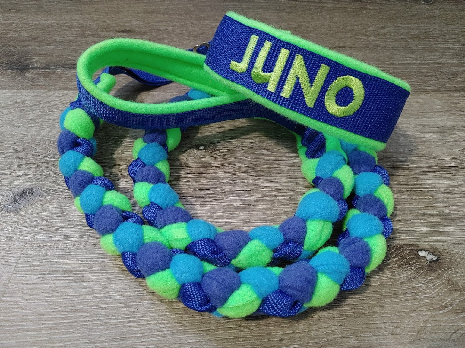 Custom 4 Strand Braided Slip Leash/agility Leash/tug Leash/flyball ...