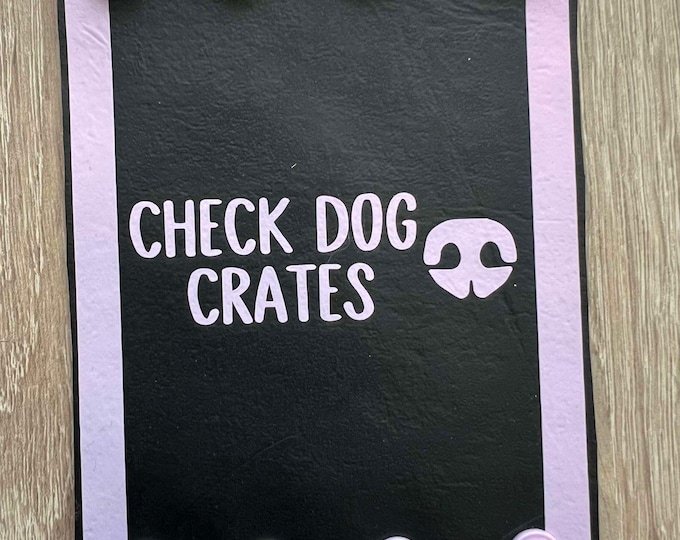 Emergency Steering Wheel Wrap (check Dog Crates) - Etsy