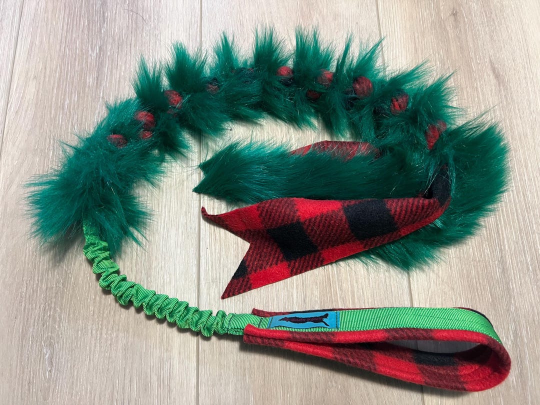 Fuzzy Caterpillar Tug / Agility Tug / Flyball Tug / Dog Faux Fur Tug - Etsy