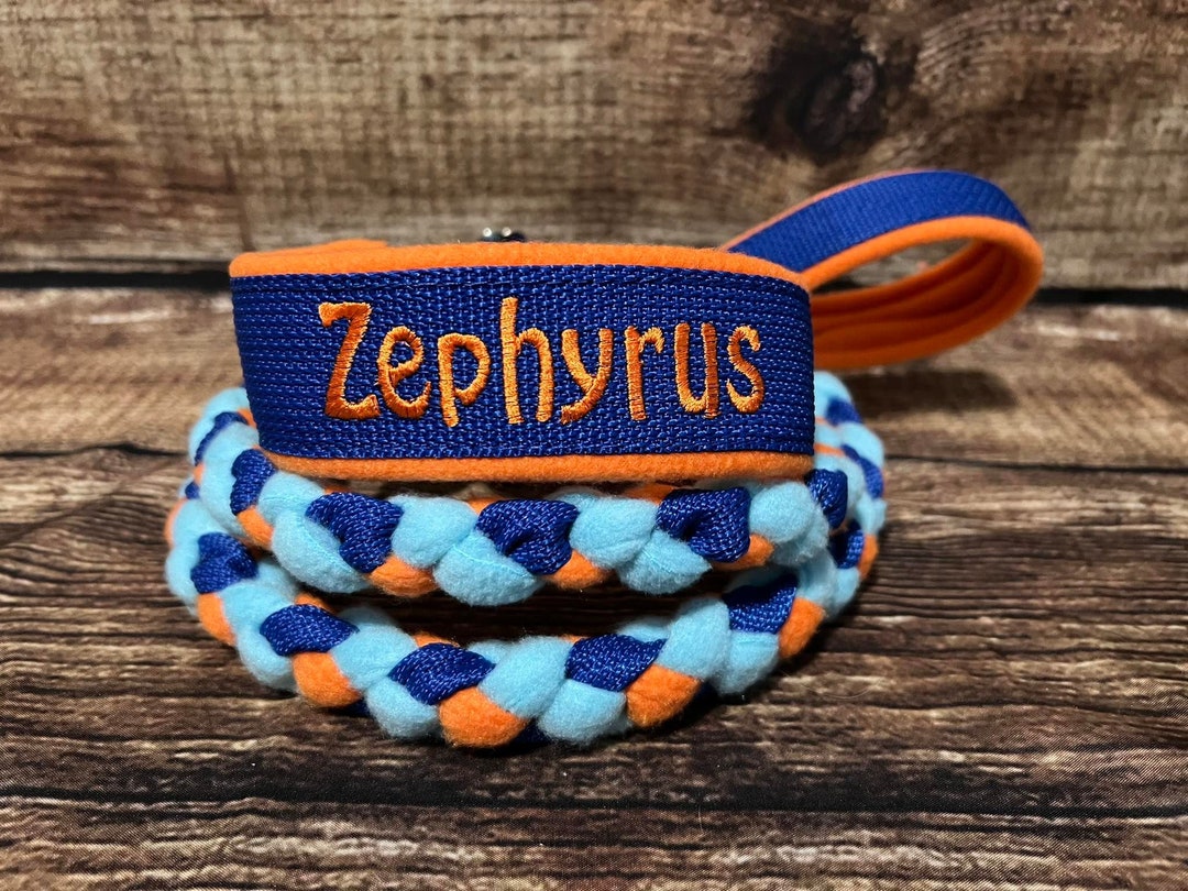 Custom 4 Strand Braided Slip Leash/agility Leash/tug Leash/flyball ...