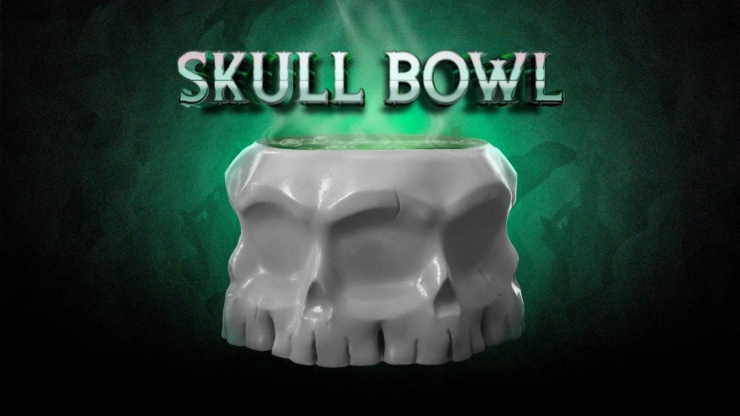 Skull Bowl / Halloween Decor / Stlflix / 3D Print - Etsy