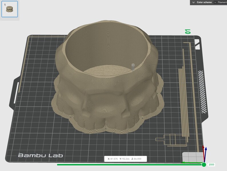 Skull Bowl / Halloween Decor / Stlflix / 3D Print - Etsy