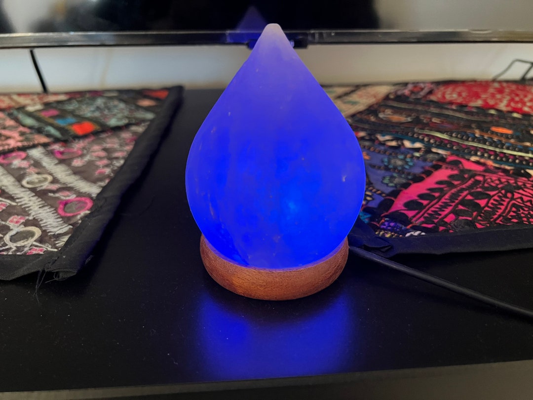 Himalayan Salt Tear Drop USB Lamp/meditation/relaxation - Etsy