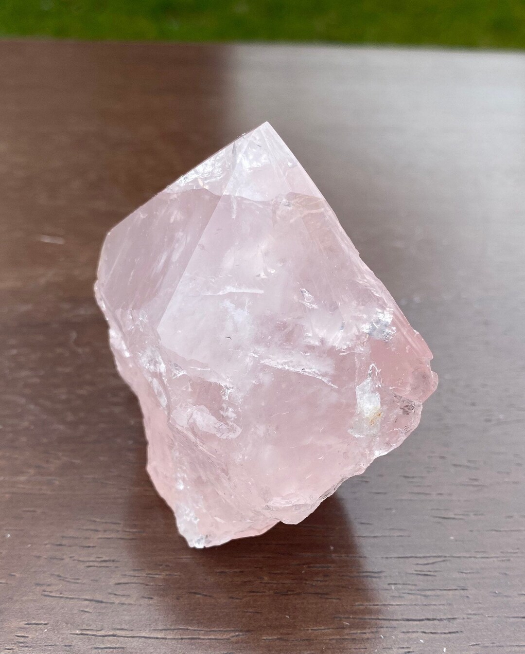 Rose Quartz Cut Base Top Polished/universal Love/calming/158 Gm/2 ...