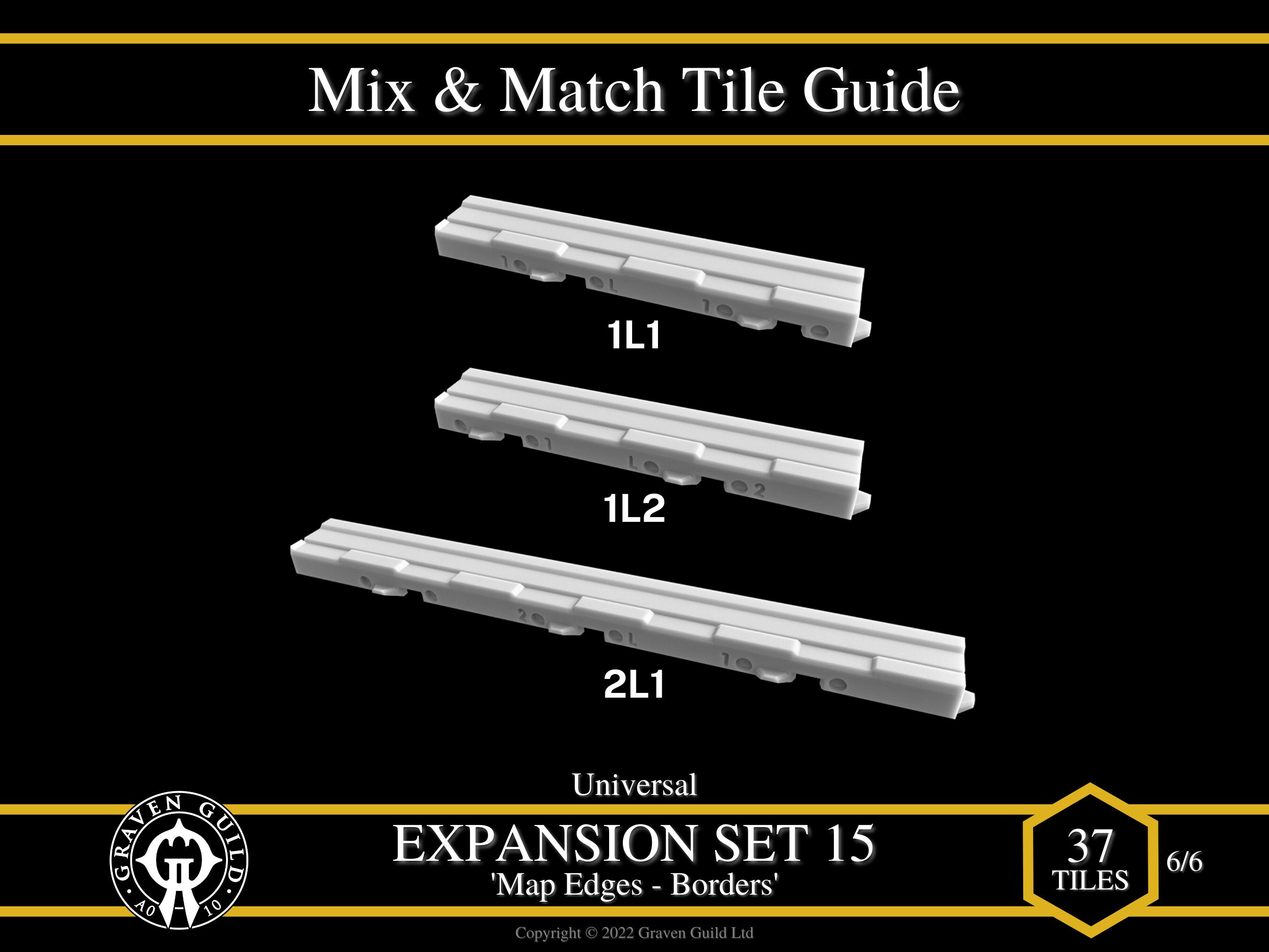Hexton Hills Expansion Set 15 'map Edges borders' for Tabletop Rpgs D&D ...