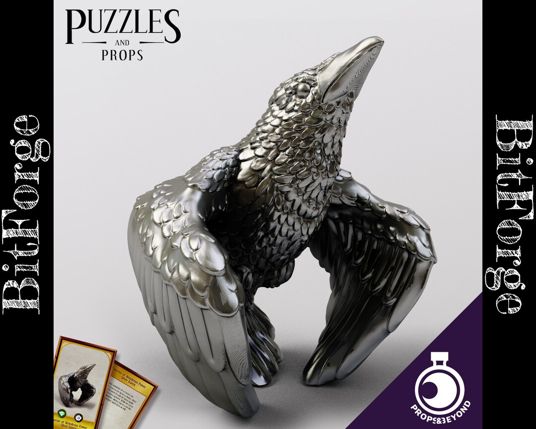 Figurine of Wondrous Power - Silver Raven | Puzzles and Props | Prop ...