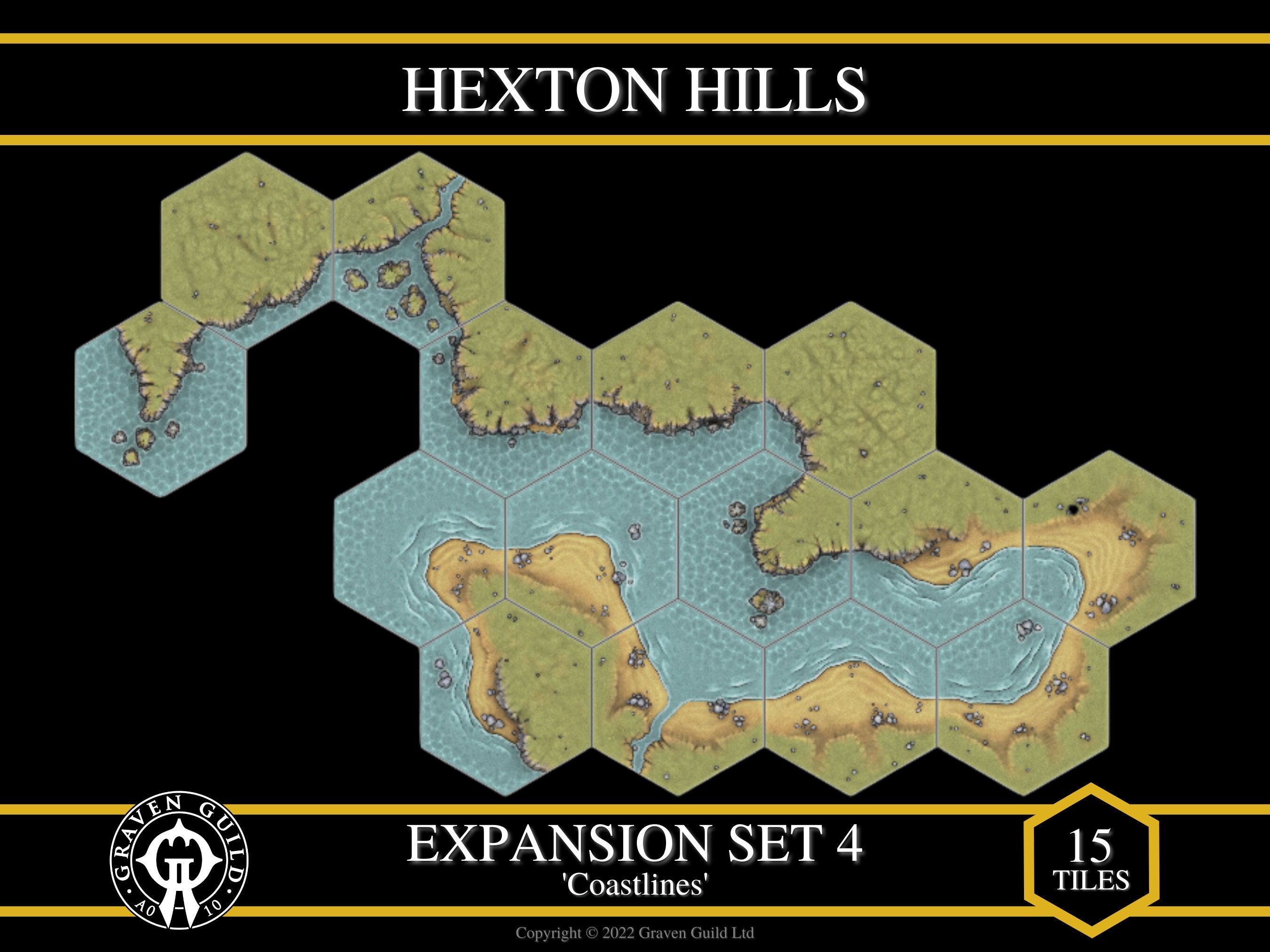 Hexton Hills Expansion Set 4 'coastlines' for - Etsy