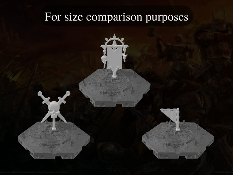 Hexton Hills Expansion Set 16 'banners and Markers' for Tabletop Rpgs D ...