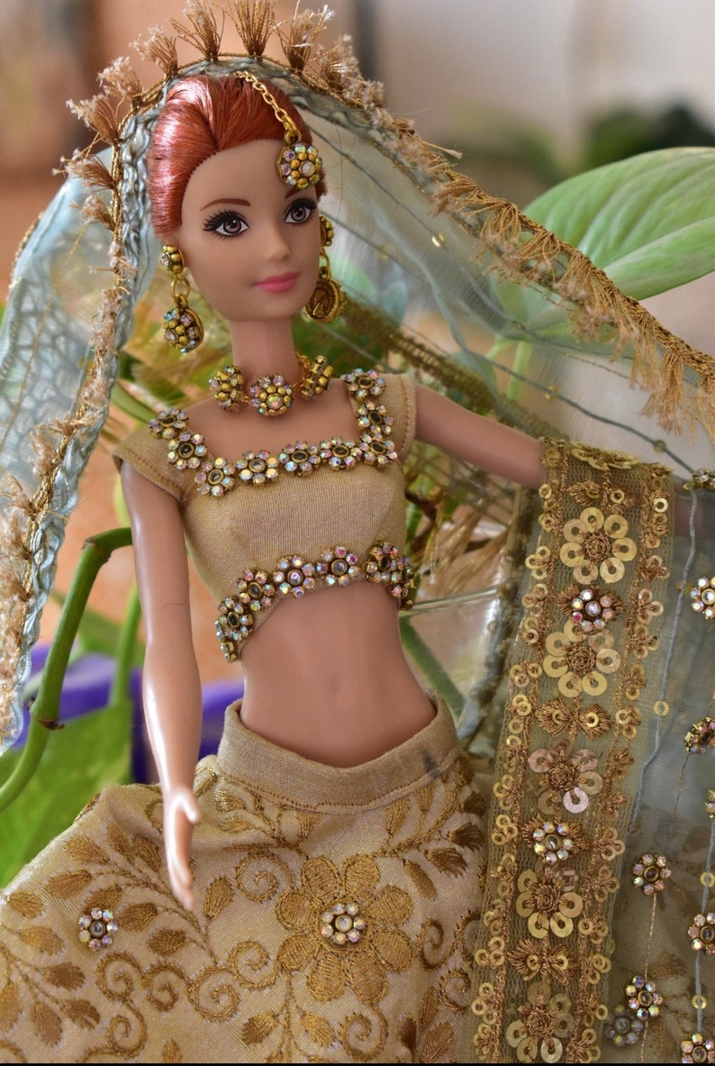 Indian Bridal Costume for Barbie Dolls - Etsy