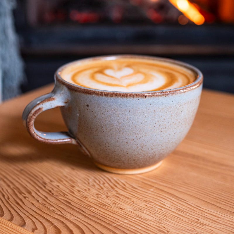 White Latte Art Cups - Etsy