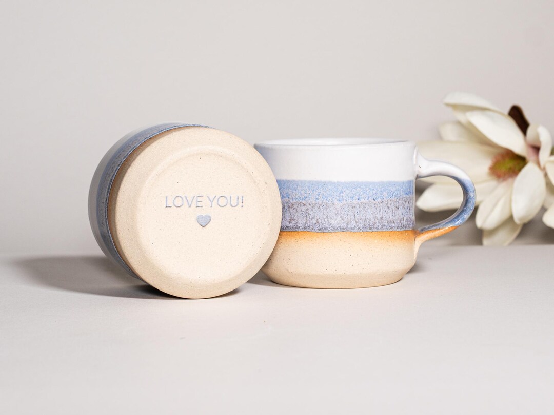 Ceramic Espresso Cup Blue-purple White 5.5 Oz Cortado Cup for Coffee ...