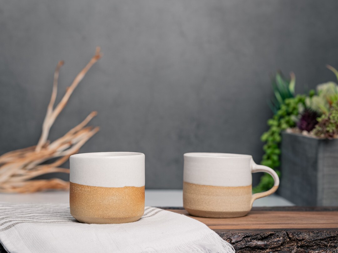 One Espresso/cortado Cup (with or Without Handle): White/sandy (4 - 5.5 ...