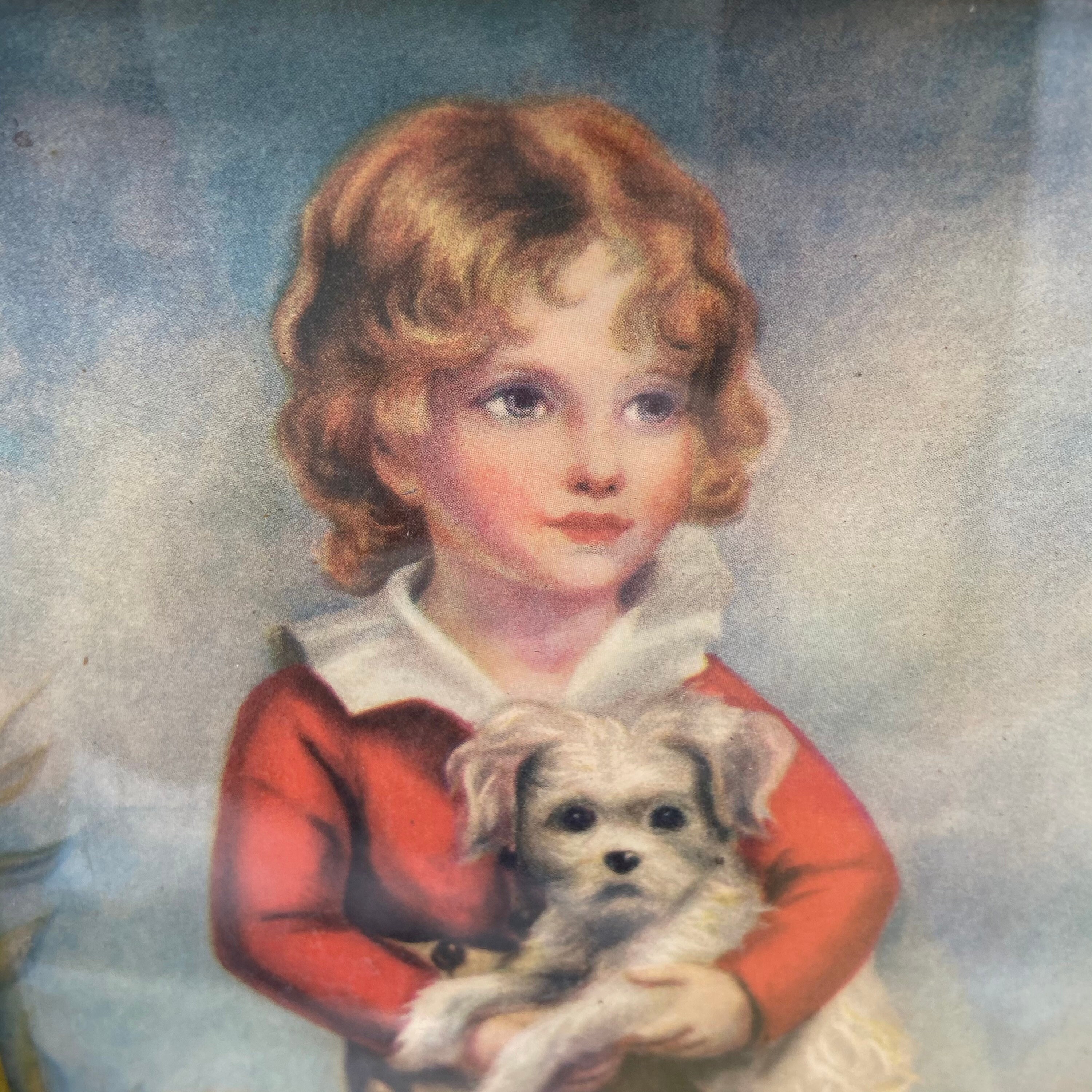 Vintage Framed Print of master Simpson by Arthur W. Devis Wood Frame ...