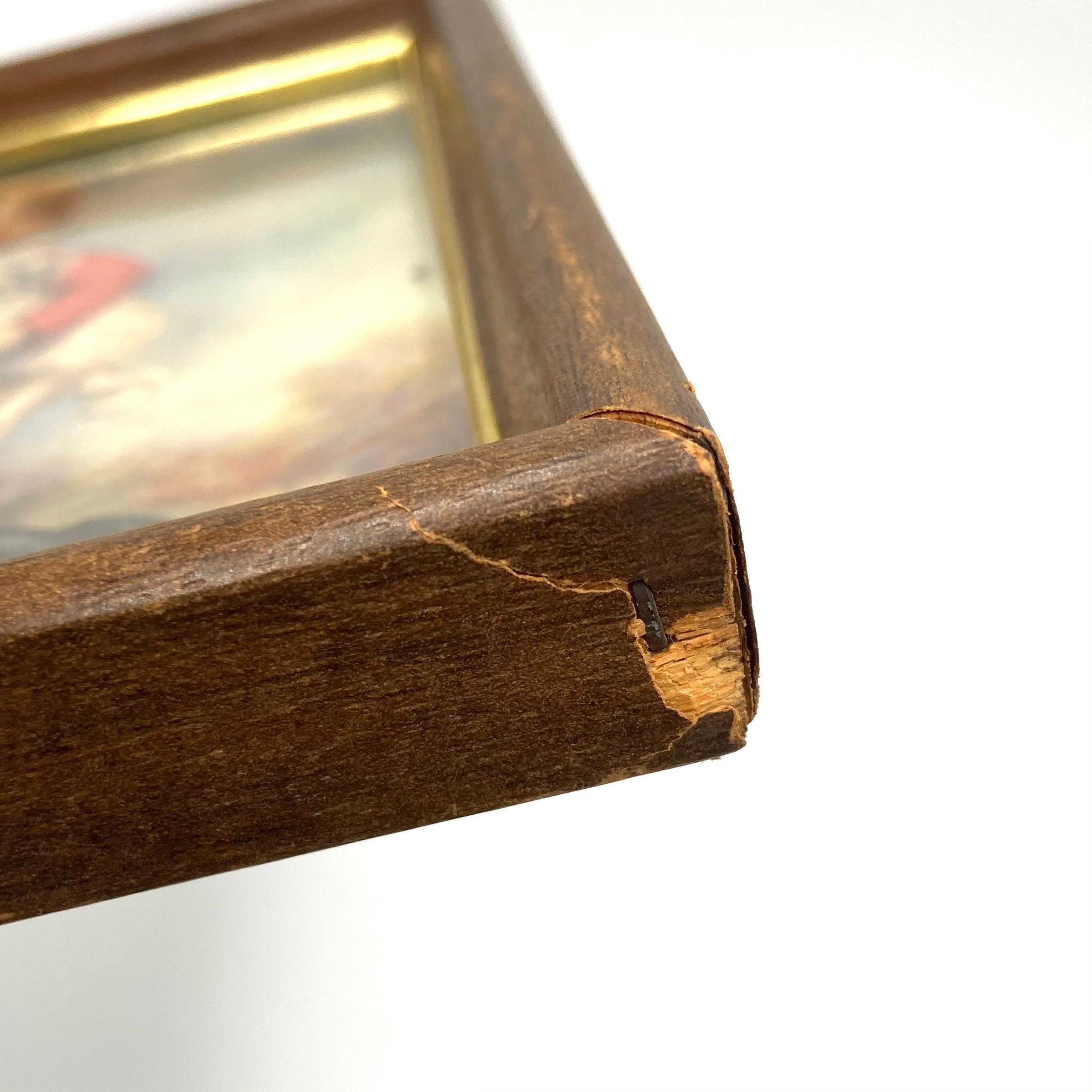 Vintage Framed Print of master Simpson by Arthur W. Devis Wood Frame ...