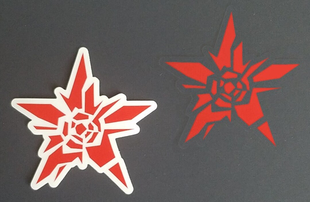 Santa Destroy Star - No More Heroes Inspired Clear Die Cut 3" Sticker ...