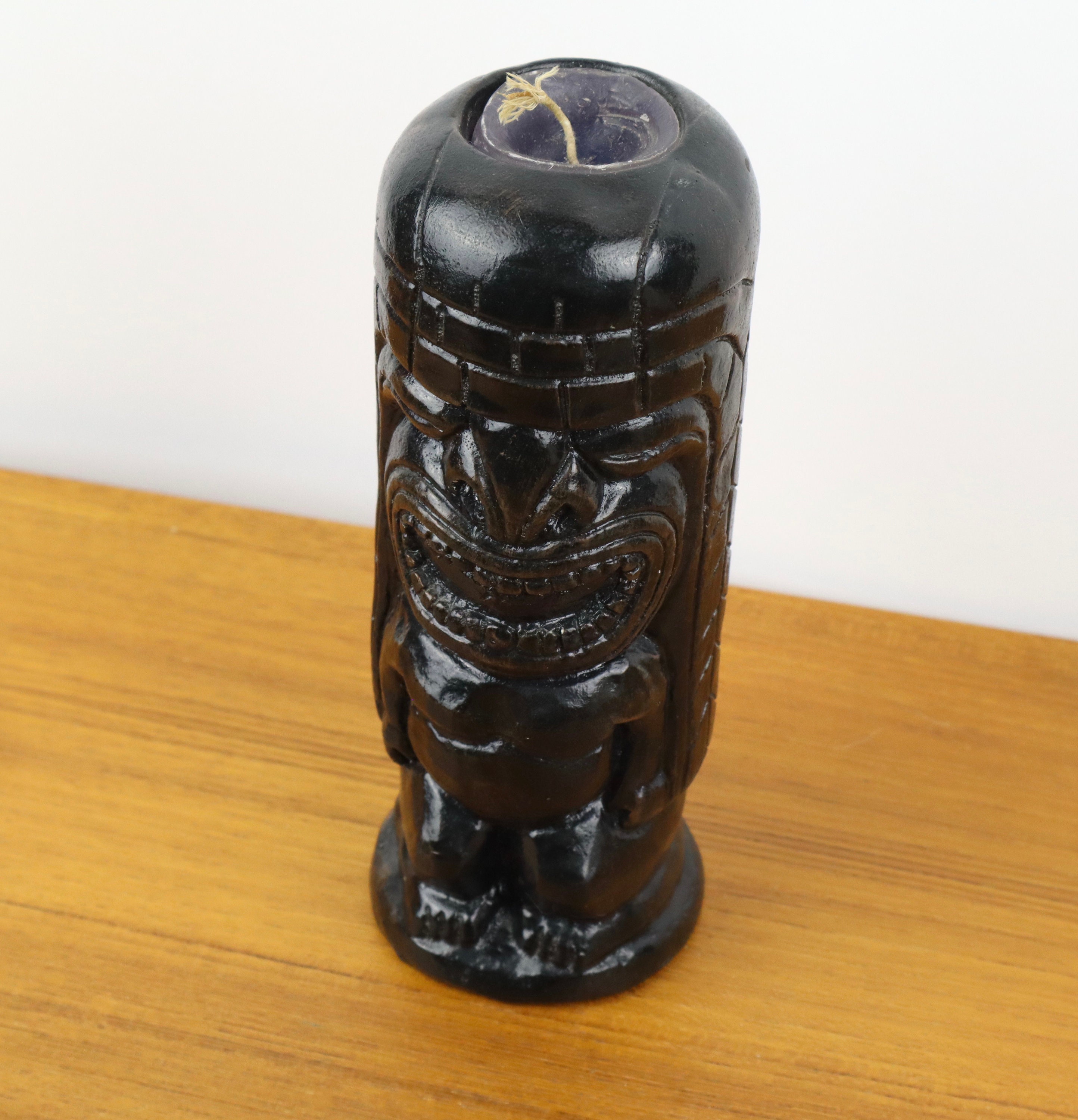 Tiki Candle Holder Vintage Tiki Bar Decor - Etsy