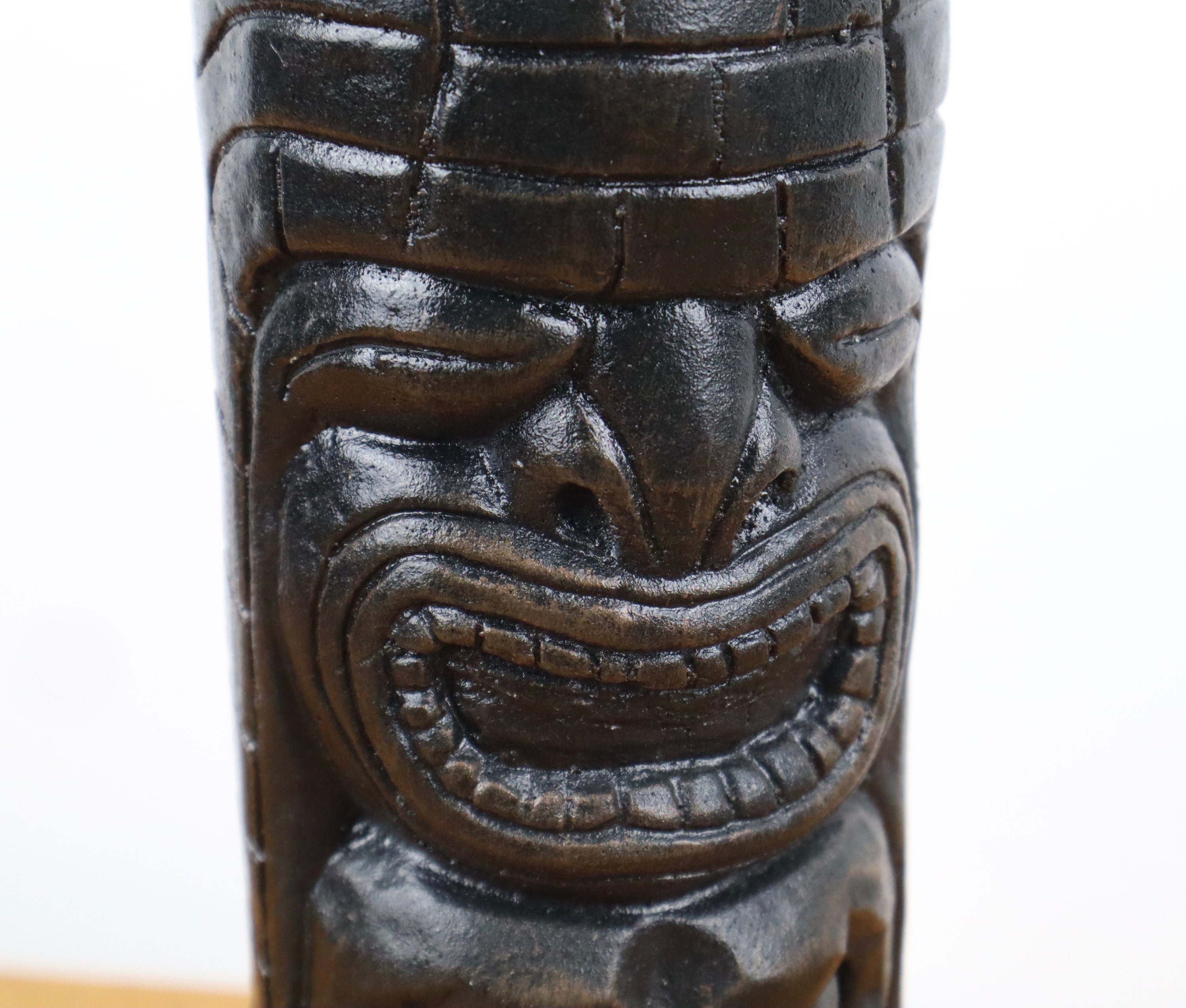 Tiki Candle Holder Vintage Tiki Bar Decor - Etsy