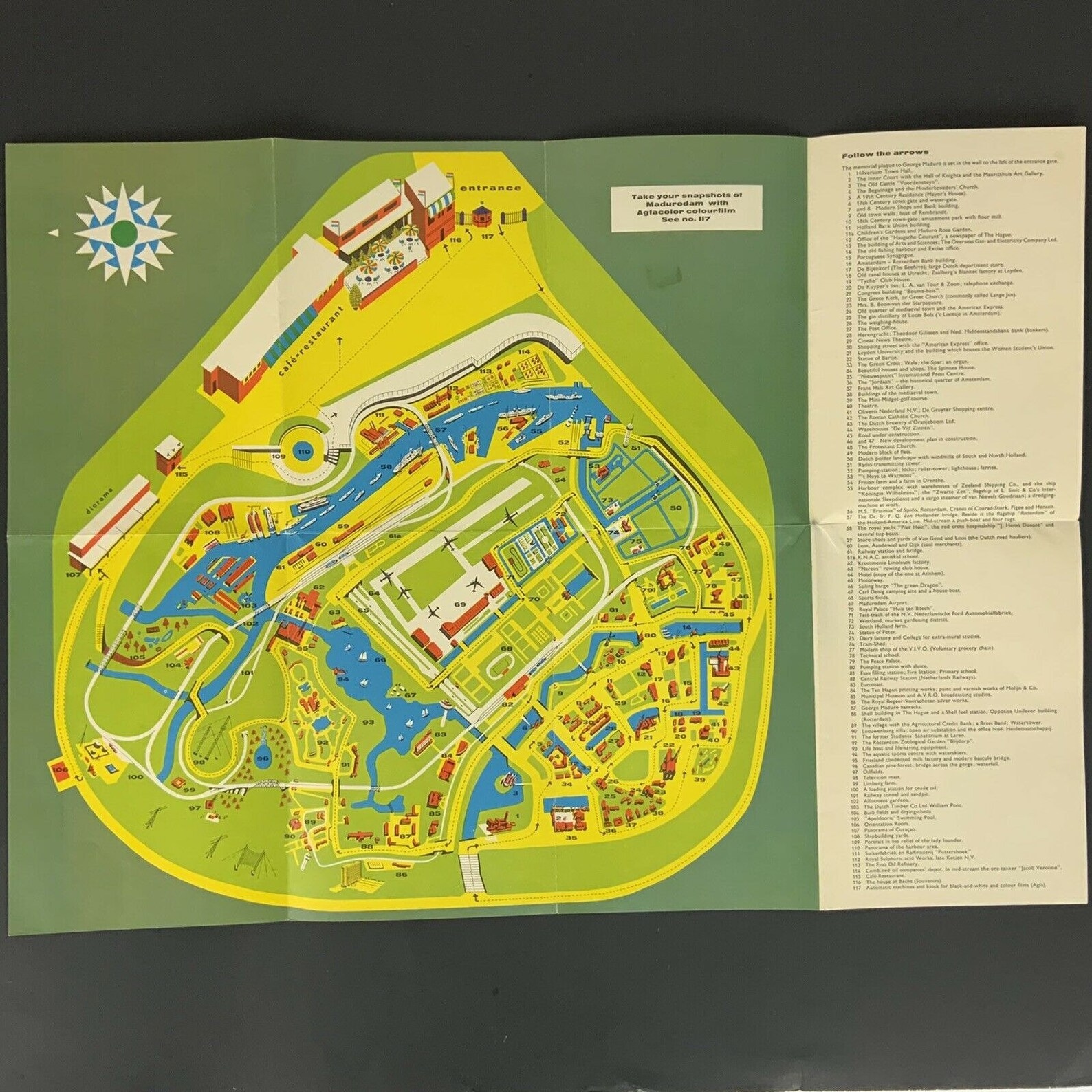 Madurodam the Hague Scheveningen Color Tourist Map Travel - Etsy