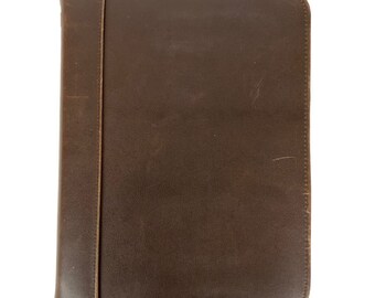 Zip Leather Planner - Etsy