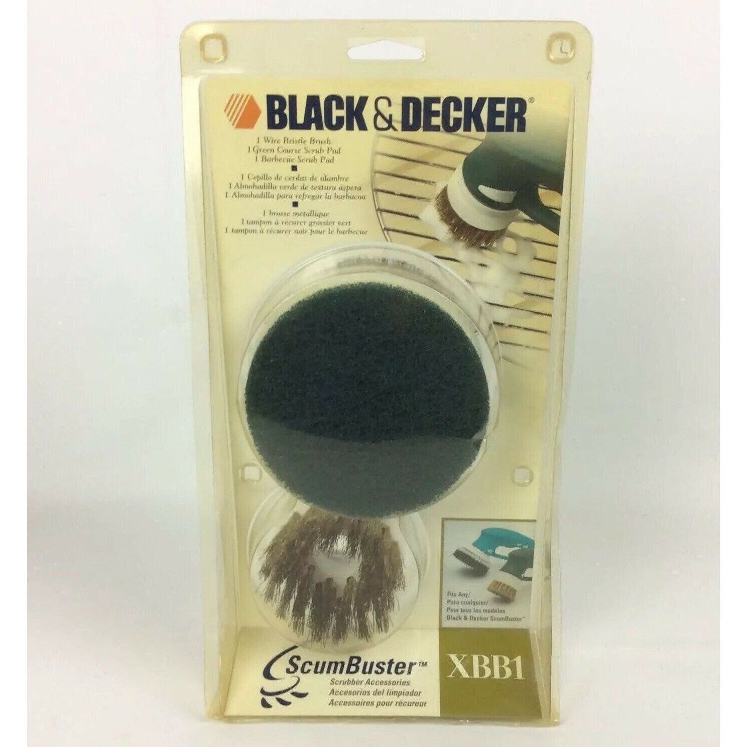 Black & Decker XBB1 Scumbuster Replacement Wire Brush Coarse - Etsy