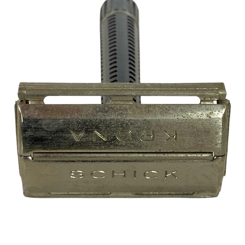 Vintage Schick Krona Double Edge Safety Razor Twist to Open 1970s Made ...