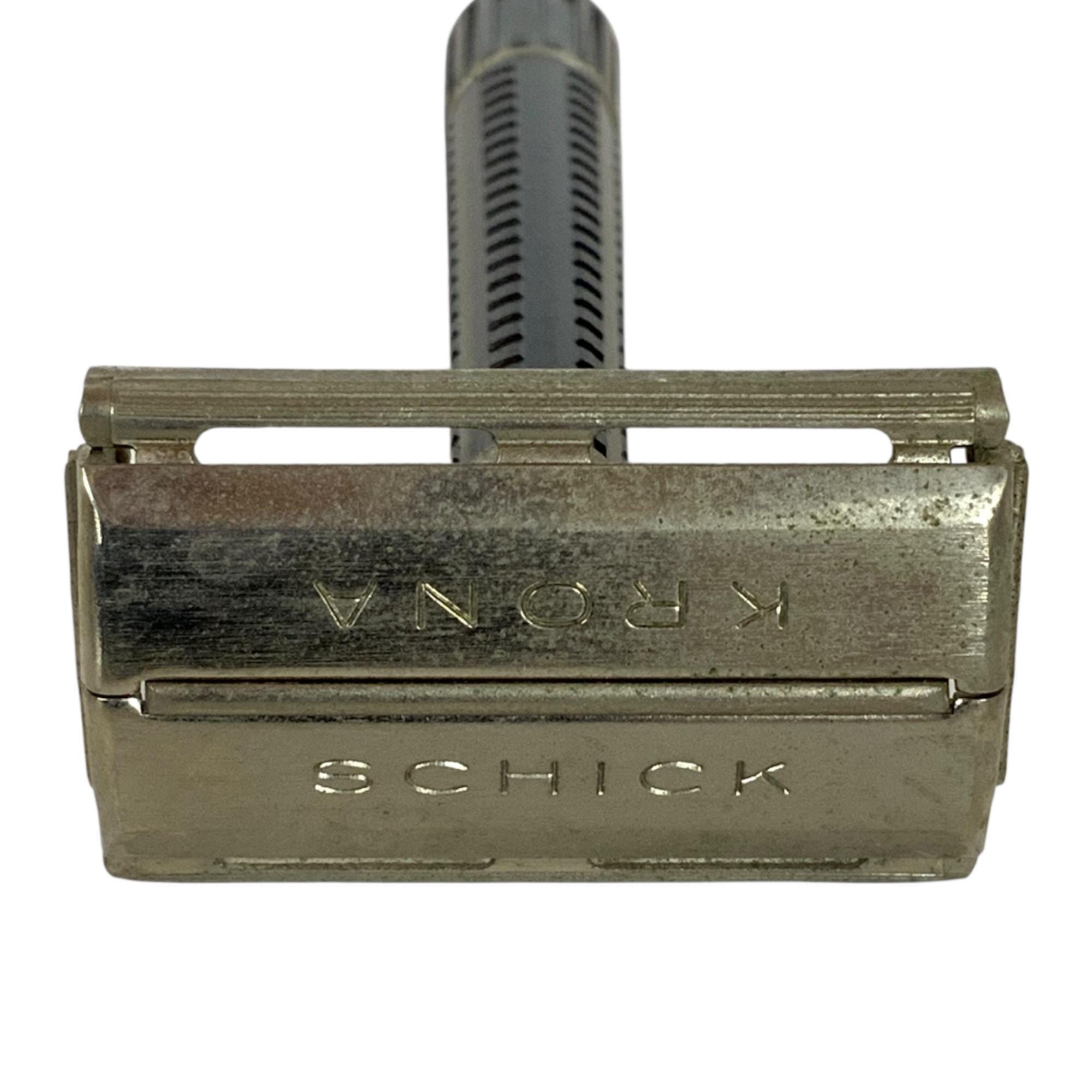 Vintage Schick Krona Double Edge Safety Razor Twist to Open 1970s Made ...