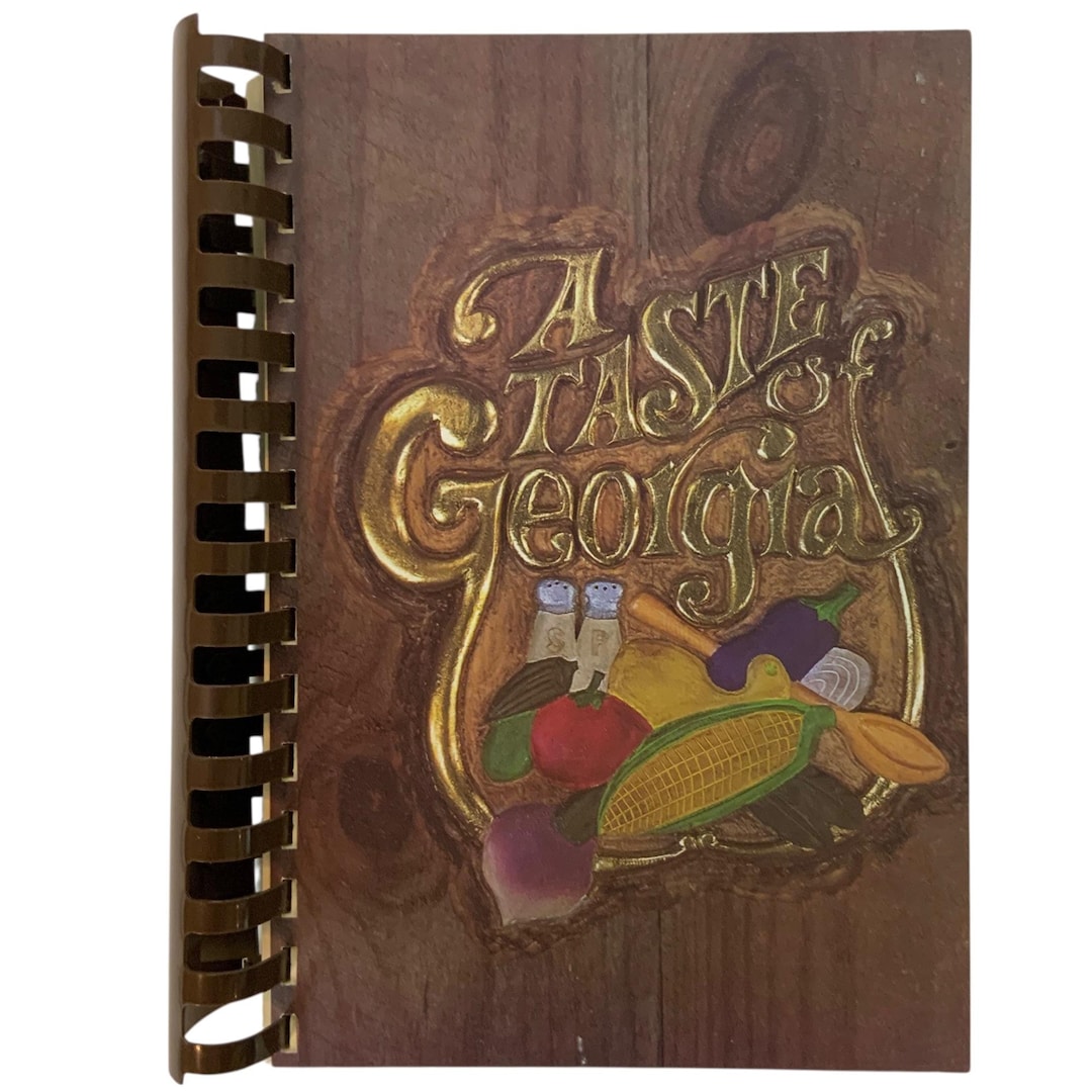 A Taste of Georgia Cookbook Newnan Junior Service League 1990 Spiral ...