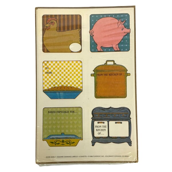80s Food Labels - Etsy