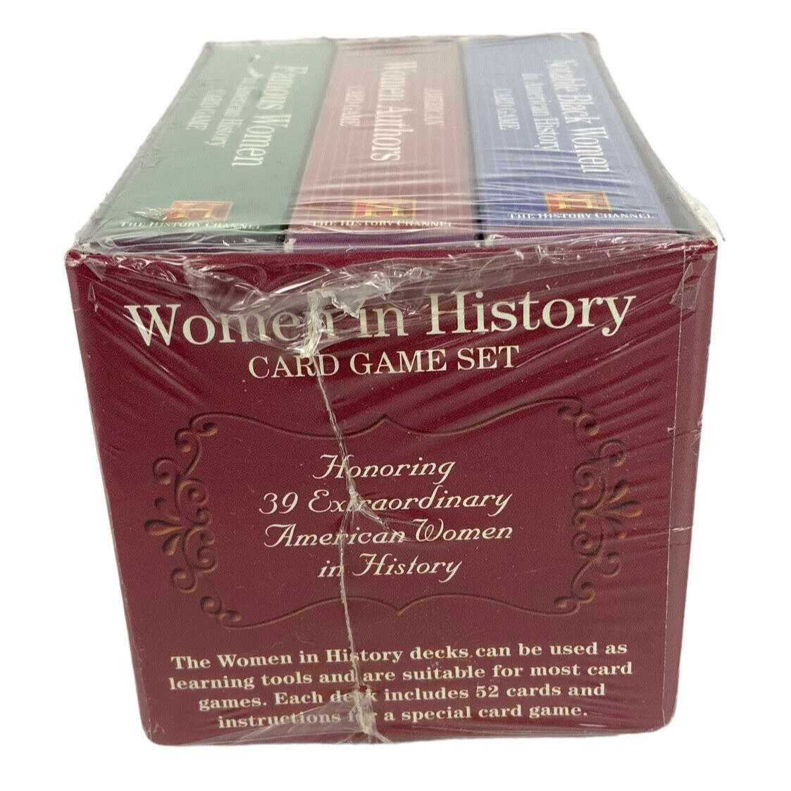 The History Channel Women in History Playing Card Game Set 3 - Etsy