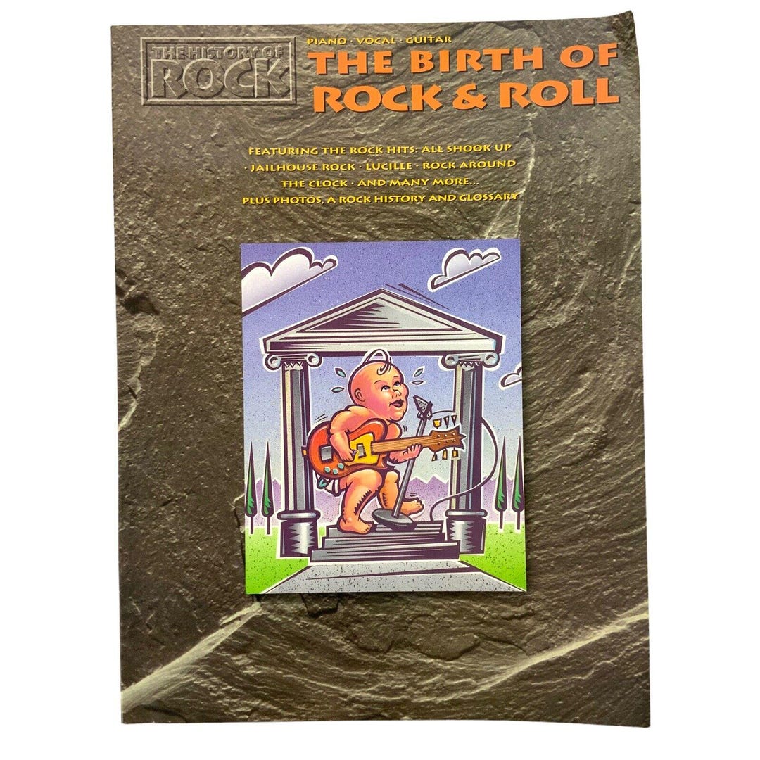 The Birth of Rock & Roll Piano Vocal Guitar Sheet Music Paperback 1991 ...